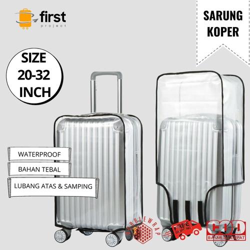 Jual 26 Inch Transparent PVC Travel Luggage Cover Protector Sarung ...