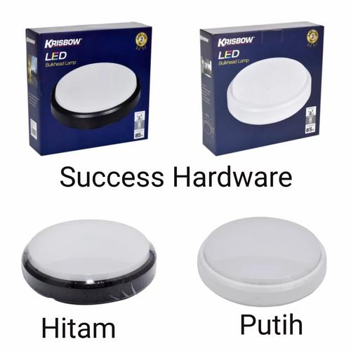 Jual LAMPU DINDING LED BULAT KRISBOW ROUND 16W 6500K BULKHEAD LAMP ...