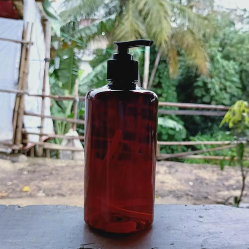 Jual Botol amber 500 ML PUMP HITAM / Botol pump 500ml coklat TEBAL - Kab. Bogor - naffesa Botol ...