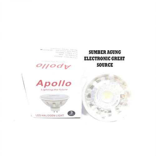 Jual Apollo A603 LED Halogen Warm white Kuning Light Bipet Meja Rias 3W ...