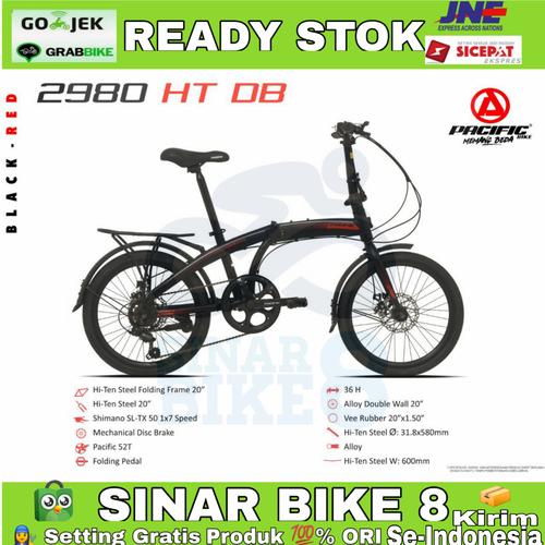 Jual Sepeda Lipat 20 Inch PACIFIC 2980 HT DB 7 Speed - Kab. Tangerang ...