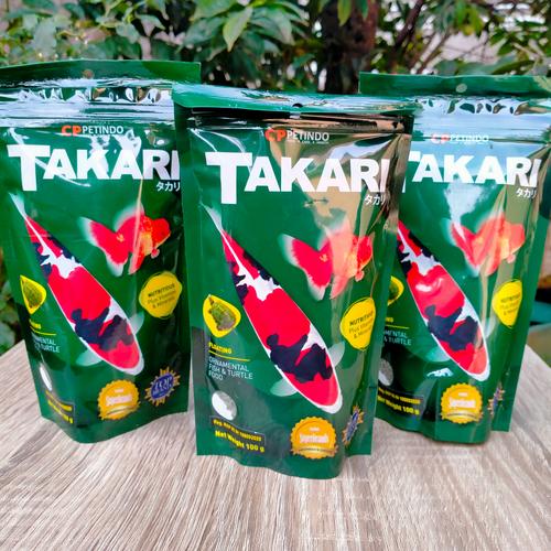 Jual takari fish food pakan ikan dan pakan kura kura ukuran 100 gram ...