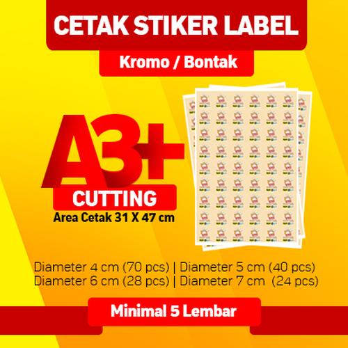 Jual Stiker Kromo / Bontak A3+ (Dengan Cutting) - Premium Glossy, Cetak ...