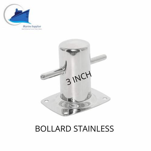 Jual Bollard Kapal SS 316 Ukuran 3 Inch Diameter 8 Inch Jarak Baut 4 ...