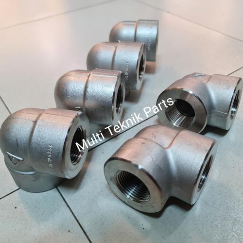 Jual Elbow / Knee Stainless 304 Class 3000 Drat NPT 3/4" inch - Jakarta Barat - Multi Teknik ...