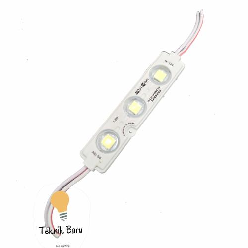 Promo Lampu Strip LED Modul Samsung 5054 Lensa 6516 12V 1.5w 3 mata ...