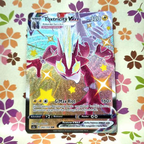 Jual toxtricity shiny vmax V max SSR sc3a | 242/159 pokemon tcg ...