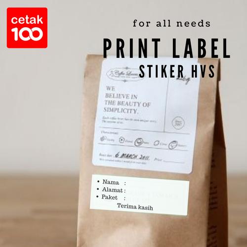 Jual Print Sticker / Stiker label HVS A3+ - Kota Semarang - cetak100 ...
