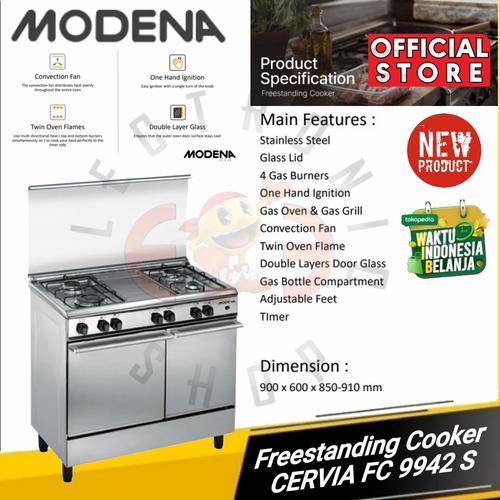 Promo Modena Fc 9942S Freestanding Cooker 90Cm Cervia - Fc9942 - Fc ...