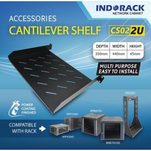 Jual CS02 Indorack cantilever shelf 2U - Jakarta Pusat - UTAMA NETWORK ...