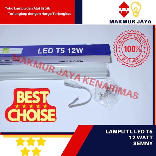 Jual Lampu TL T5 LED 12Watt/Lampu TL LED Murah/Lampu TL Semny/Lampu ...
