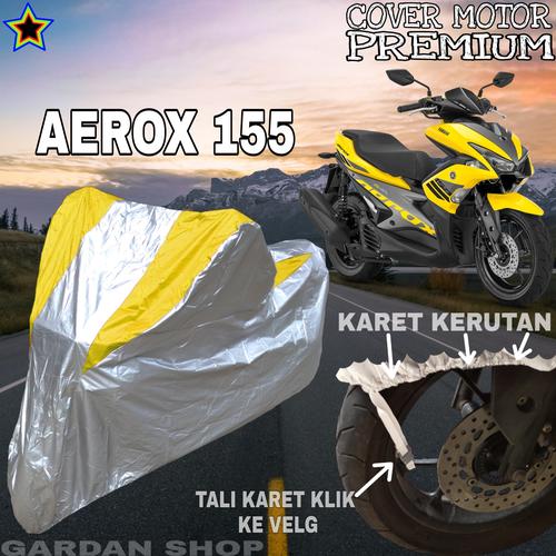 Promo Sarung Motor AEROX 155 Silver KUNING Body Cover Penutup Aerox ...