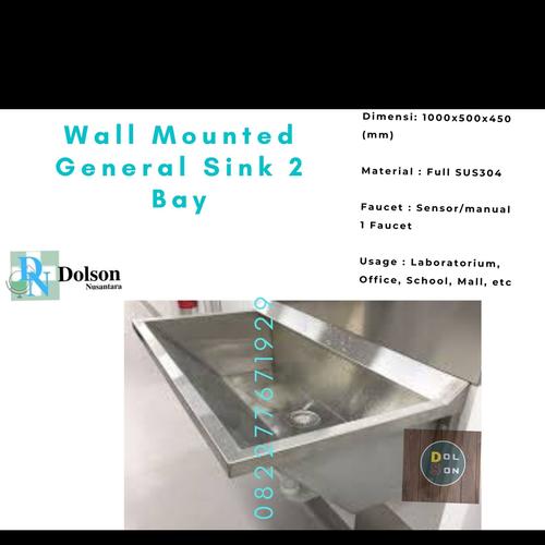 Jual Custom Sink Laboratorium Wastafel Stainless 2 Bay Clean Room - Kab ...