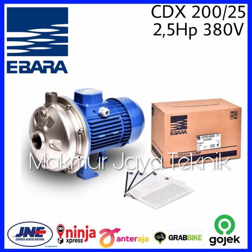 Jual Pompa Air Centrifugal Ebara CDX 200/25 1,5Kw 380V/Pompa Air Stainless - Jakarta Barat ...