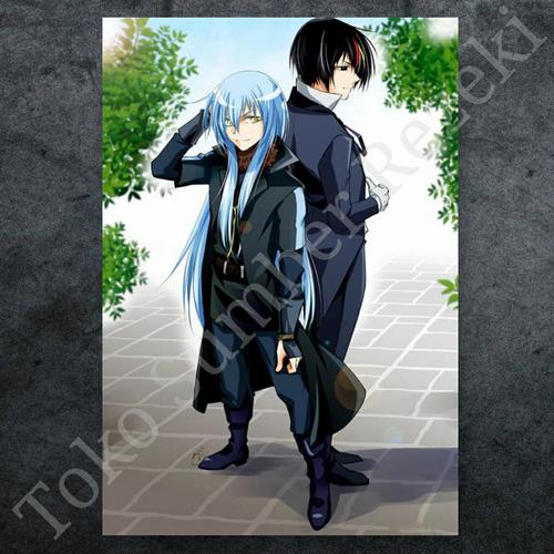 Jual Poster Figure Rimuru Tempest Slime Tensei Shitara Diablo 42×30 ...