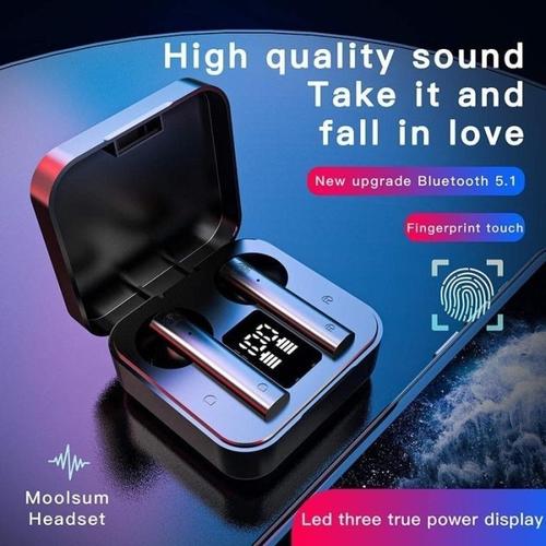 Jual Iphone 12 Wireless Headset Earphone Bluetooth TWS With LED & TC ...