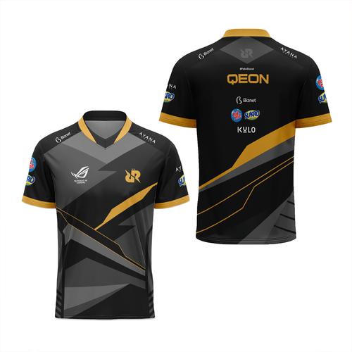 Jual JS | JERSEY TEAM ESPORTS Pria / Jersey RRQ HITAM 3D FullPrint - V ...