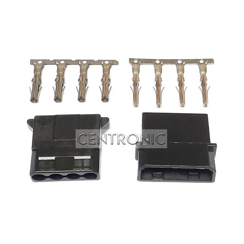 Jual 4-Pin Molex 4P Connector 4Pin Konektor Housing Pin ATX PSU Male ...