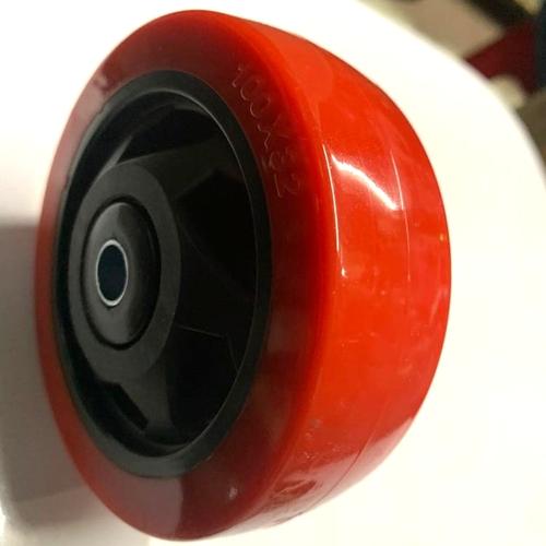 Jual Roda PU 4 in Merah / Roda Troley wheel only 4 in - Jakarta Barat ...