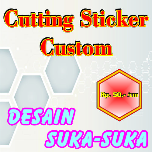 Jual Cutting Sticker stiker custom design Suka Suka - Kota Tangerang ...