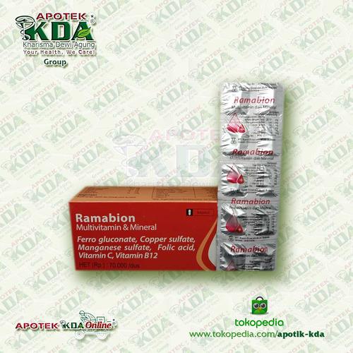 Jual RAMABION 10 STRIP | MULTIVITAMIN | OBAT ANEMIA - Kota Jambi ...