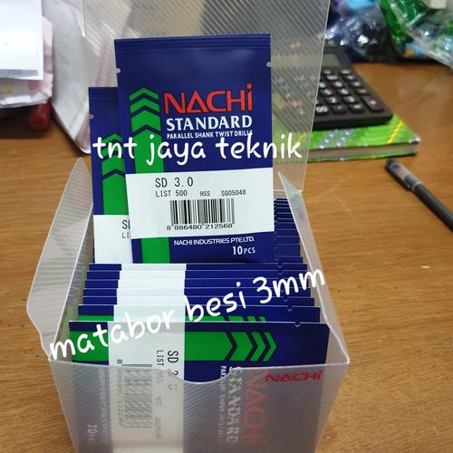 Jual MATA BOR BESI NACHI 3 MM / MATABOR BESI NACHI 3MM ORIGINAL NACHI - Jakarta Barat - TNT JAYA ...