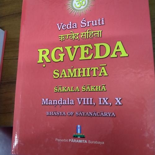 Jual Rig Weda Samhita VIII, IX,X Kitab Suci Agama Hindu - Kota Denpasar ...