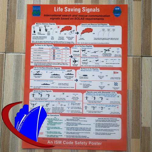 Jual Safety Poster Life Saving Signals Impa code 331558 - Kab. Bekasi ...