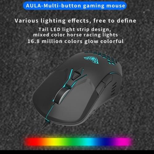 Jual Mouse Gaming Aula F809 Lampu LED 3200DPI Honey Comb - Jakarta ...