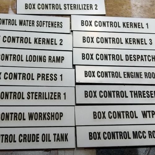 Jual label box panel listrik 2cm x 10cm grafir - Jakarta Barat - karya ...