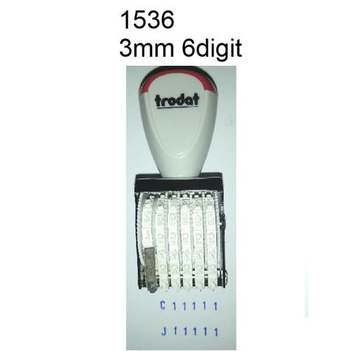 Jual Custom Stempel Angka diganti Huruf untuk stempel Trodat - 3mm ...