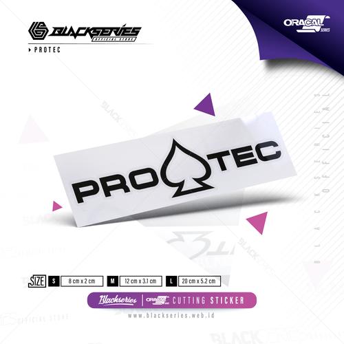 Jual Stiker Protec | Cutting Stiker Protec | Pro Tec - Hitam, 8 cm x 2 cm - Kota Bandung ...