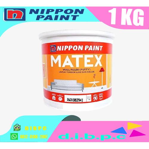 Jual 1kg Matex Wall Filler (Putty) Dempul Tembok Luar & Dalam NIPPON ...