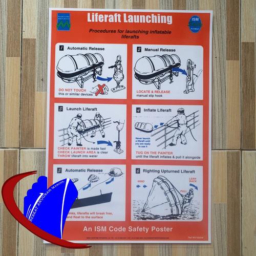 Jual Safety Poster Liferaft Launching Impa Code 331002 - Kab. Bekasi ...