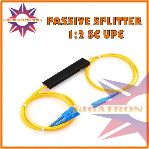 Promo Passive Splitter / Pasif Spliter 1:2 Fiber Optic Splitter SC-UPC ...