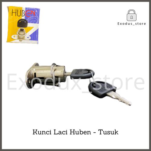 Jual Kunci tarikan laci / lemari kayu / loker HUBEN model tusuk / push ...