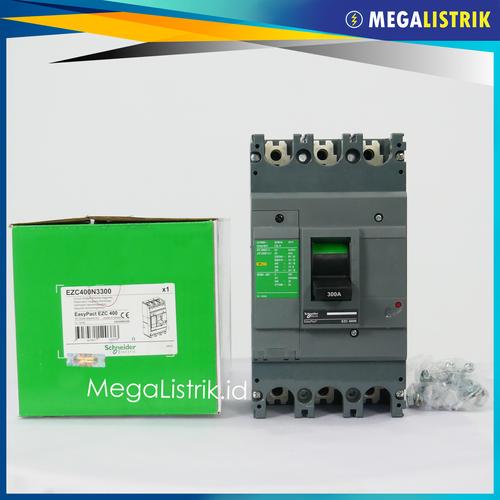 Jual Schneider MCCB 3P 300A EZC400N3300N / NFB 3 Phase 300 Ampere EZC ...