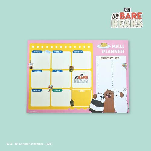 Promo We Bare Bears Meal Planner Notepad - Jakarta Pusat - We Bare ...