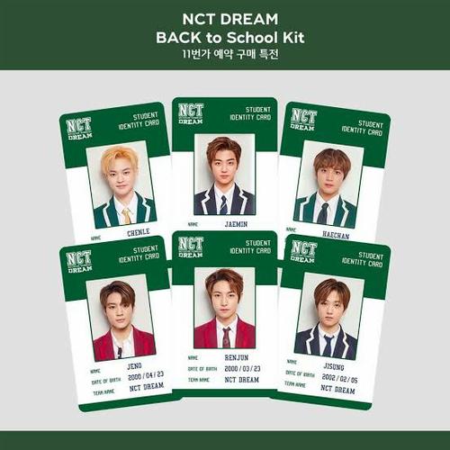 Jual [PO MIN 3 PC] NCT DREAM BACK TO SCHOOL STUDENT ID PHOTOCARD ...