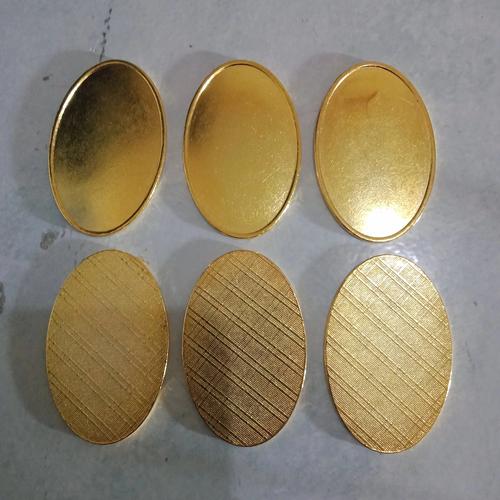 Jual plat name tag oval polos + plat nama dada oval polos - Jakarta ...