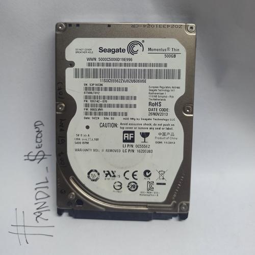 Jual Seagate Momentus Thin 500GB Hdd laptop - Jakarta Utara - Fandil ...