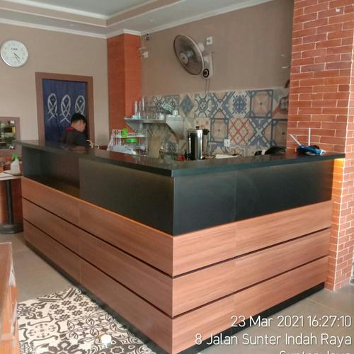 Jual Meja Leter L / Meja Barista / Meja Cafe / Meja Bar / Meja Letter L ...