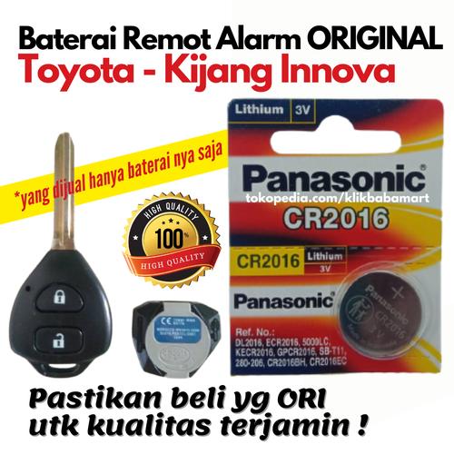 Jual BATERAI REMOT MOBIL KIJANG INNOVA BATTERY REMOTE ALARM KUNCI ...