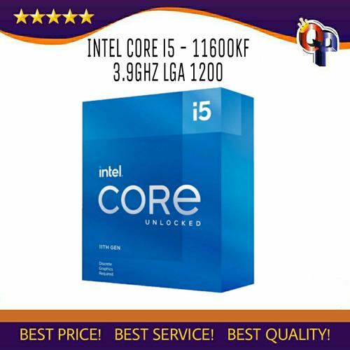 Jual INTEL CORE I5 11600KF 3.9GHz ROCKET LAKE 6 CORE 12 THREAD LGA1200 ...