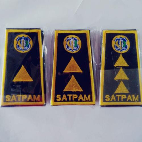 Jual PANGKAT SATPAM TANDA PANGKAT PUNDAK SATPAM SECURITY - Kuning ...
