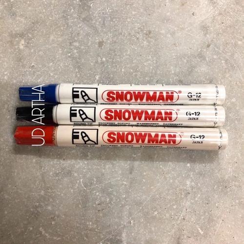 Jual Spidol Besar Snowman Permanent Marker / Spidol Merah / Spidol ...