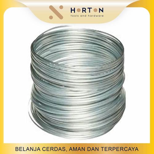Jual Kawat Licin Galvanis Baja Putih / Kawat Seng BWG - 12 - Kota ...