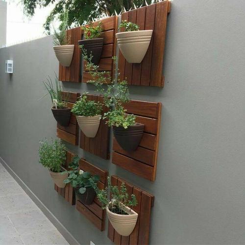 Jual pot dinding rak pot tanaman pot tanaman kayu - Kab. Bekasi ...