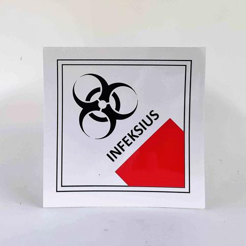 Jual Stiker Vinyl - Sampah Infeksius (Putih) - Kab. Sleman - Syafana ...