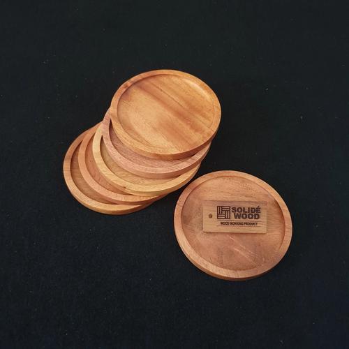 Jual Wood coaster Ø 11,5cm tatakan gelas kayu besar / jumbo - Kota ...